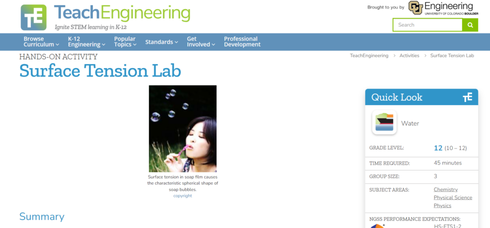 Surface Tension lab - Environmental Finance Center Network