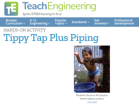 Tippy Tappy Piping design activity - Environmental Finance Center Network