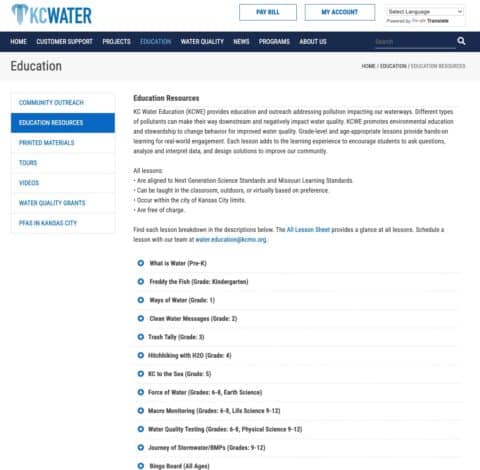 Education Resources – KC Water